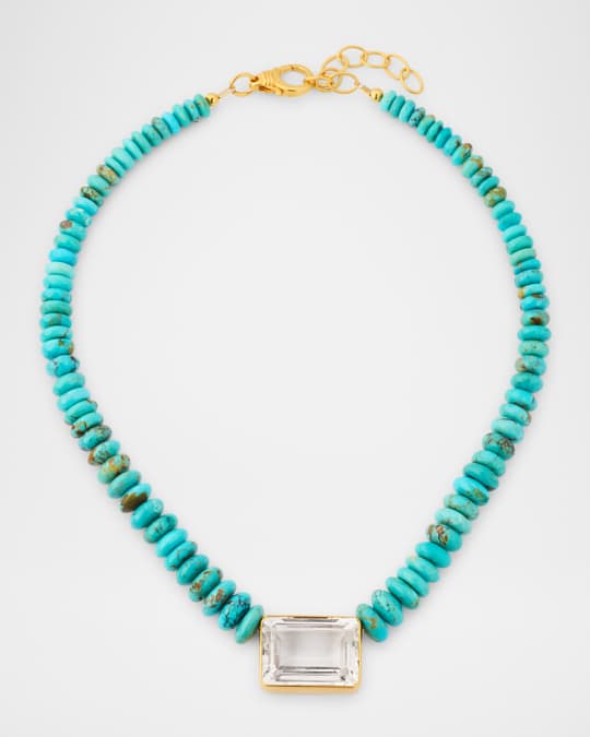 Dina Mackney Turquoise Choker Necklace | Neiman Marcus