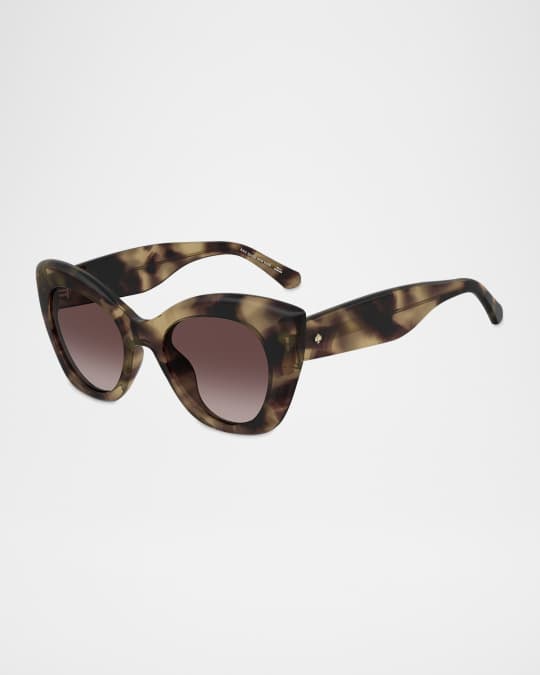 kate spade new york dominica rectangle acetate sunglasses | Neiman Marcus