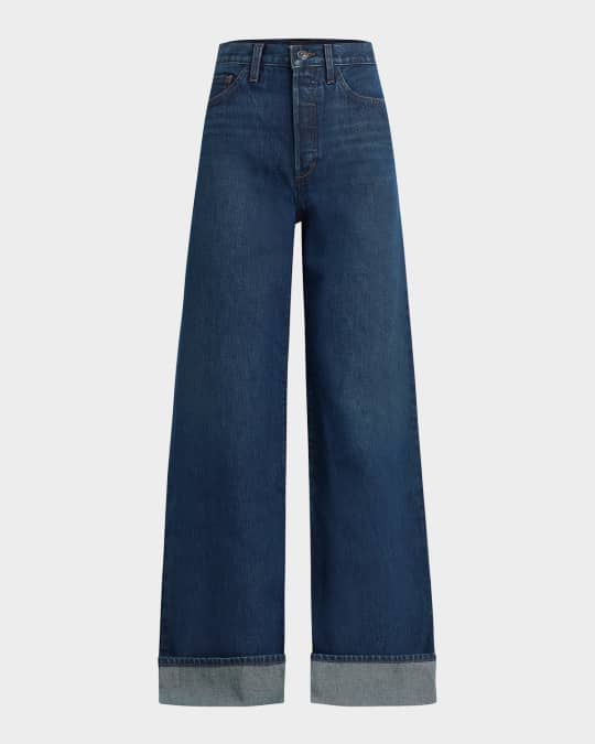Favorite Daughter The Masha Cuffed Jeans | Neiman Marcus