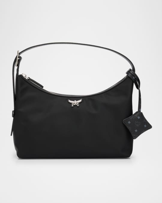 MCM Aren Small Visetos Hobo Bag | Neiman Marcus