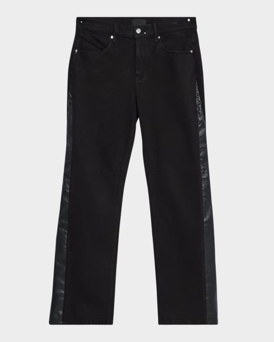 RTA Men's Zed Denim Jeans with Snake Panels | Neiman Marcus
