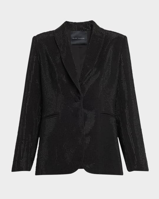 Elie Tahari The Briella Rhinestone Blazer | Neiman Marcus
