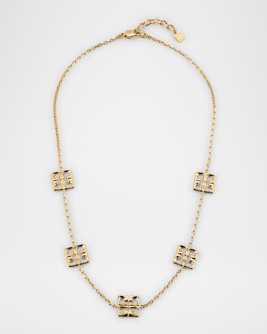 Givenchy 4G Liquid Golden Multi Necklace | Neiman Marcus
