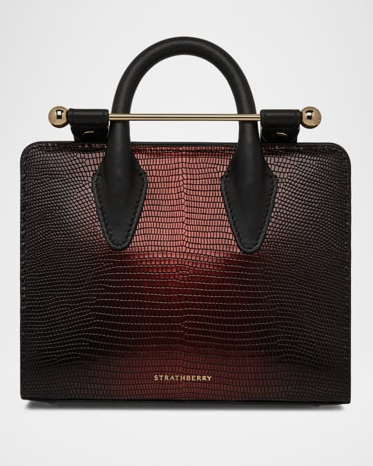 STRATHBERRY Nano Ombre Lizard-Embossed Leather Tote Bag | Neiman Marcus