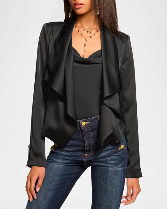 Ramy Brook Maleah Open-Front Jacket | Neiman Marcus