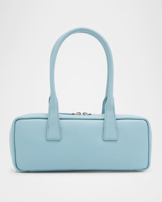 STAUD The Dude Zip Leather Shoulder Bag | Neiman Marcus