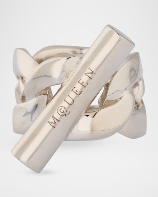 McQueen Men's Crossbar Ring | Neiman Marcus