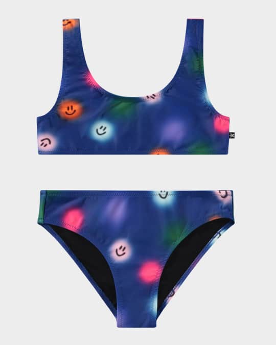 Molo Girl's Nola Two-Piece Swimsuit, Size 3T-6 | Neiman Marcus