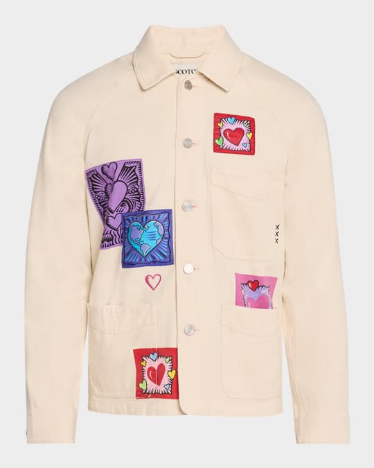 Scotch & Soda Men's Burton Morris Denim Jacket | Neiman Marcus