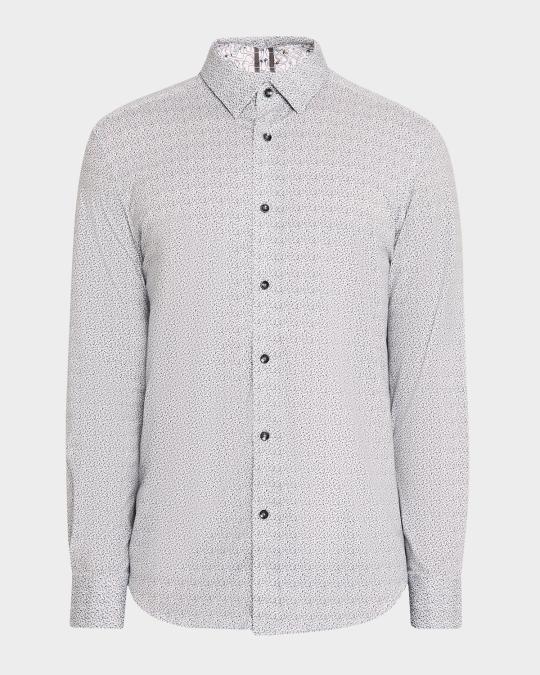 Robert Graham Men's Dorsey Cotton-Stretch Sport Shirt | Neiman Marcus