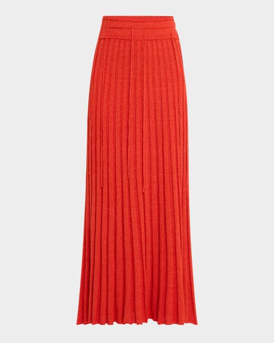 Christopher Esber Triple-Waistband Straccio Knit Maxi Skirt | Neiman Marcus