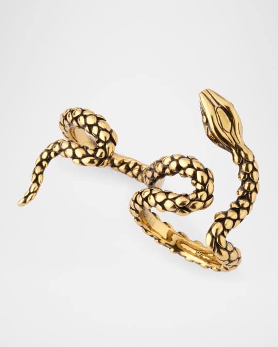 Chloe Snake Coil Double Ring | Neiman Marcus