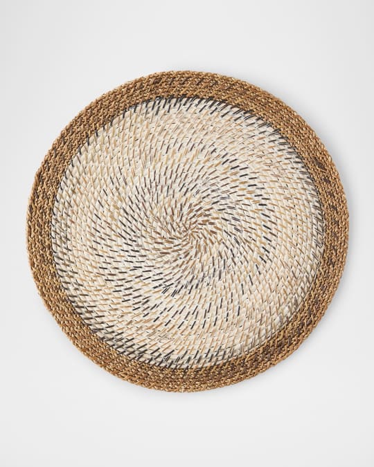Deborah Rhodes Shaded Rattan Placemat, Set of 4 | Neiman Marcus