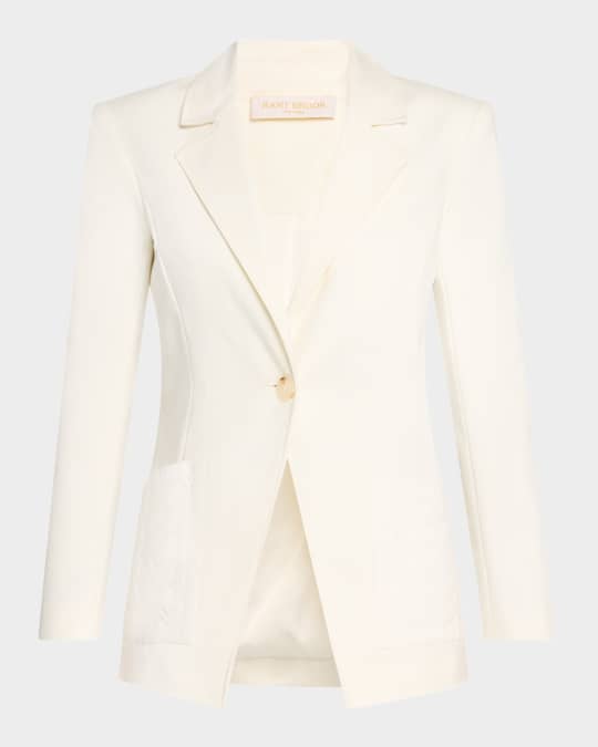 Ramy Brook Andrenetta Single-Breasted Blazer | Neiman Marcus