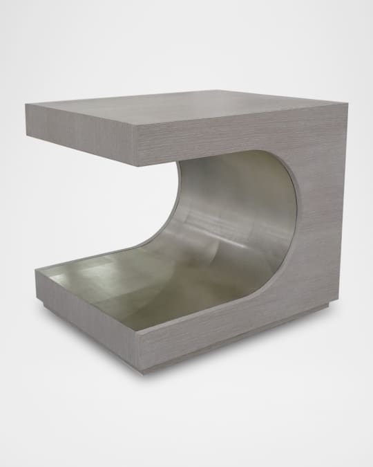 John-Richard Collection Groove Side Table | Neiman Marcus