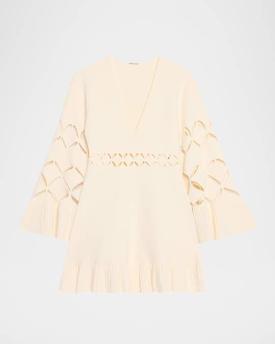 Alexis Linden Long-Sleeve Cut-Out Dress | Neiman Marcus