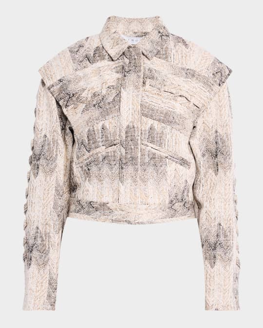 Iro Misa Woven Boxy Jacket | Neiman Marcus