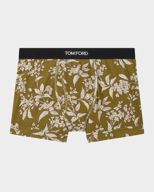 TOM FORD Men's Keith Floral Boxer Briefs | Neiman Marcus