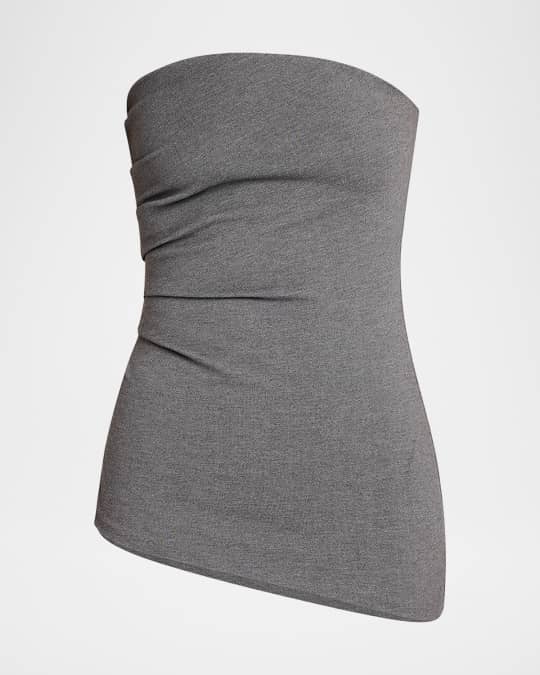 Rag & Bone Irina Shirred Strapless Top | Neiman Marcus