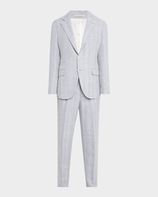 Brunello Cucinelli Men's Cavallo Chevron Suit | Neiman Marcus