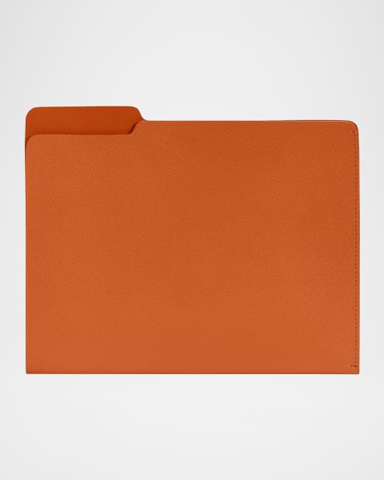 Graphic Image Men's Leather File Folder | Neiman Marcus