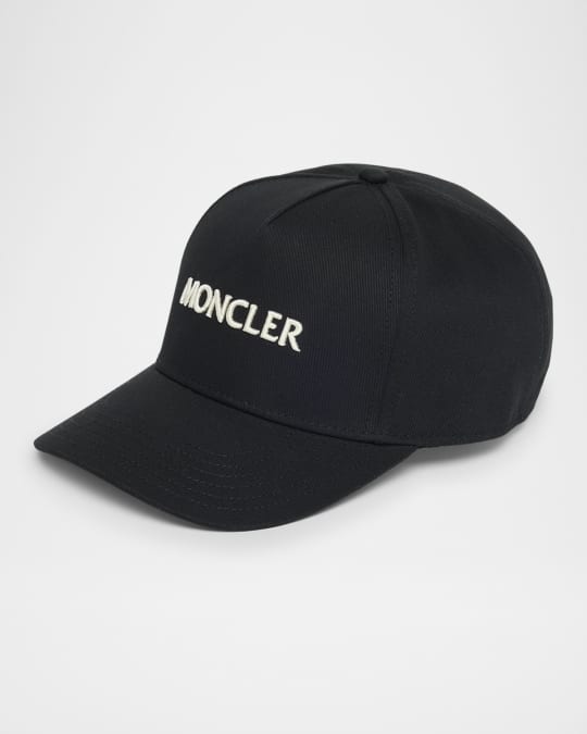 Moncler Men's Logo Script Baseball Hat | Neiman Marcus