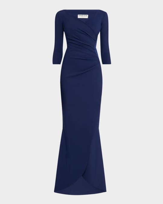 Chiara Boni La Petite Robe Emerentienne Embellished Mermaid Gown ...