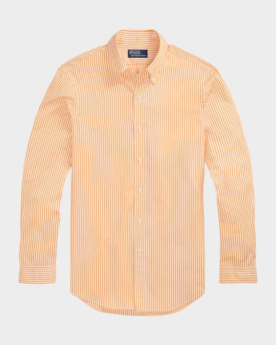 Polo Ralph Lauren Men's Classic-Fit Stripe Poplin Shirt | Neiman Marcus
