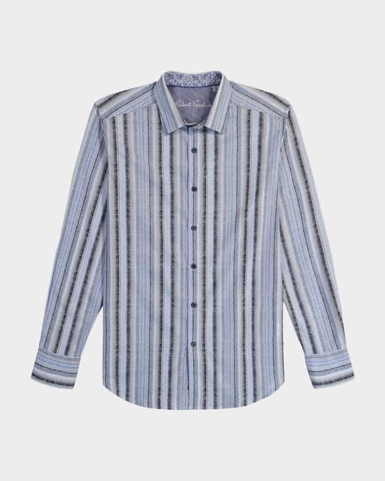 Robert Graham Men's Drakeswood Cotton-Stretch Sport Shirt | Neiman Marcus