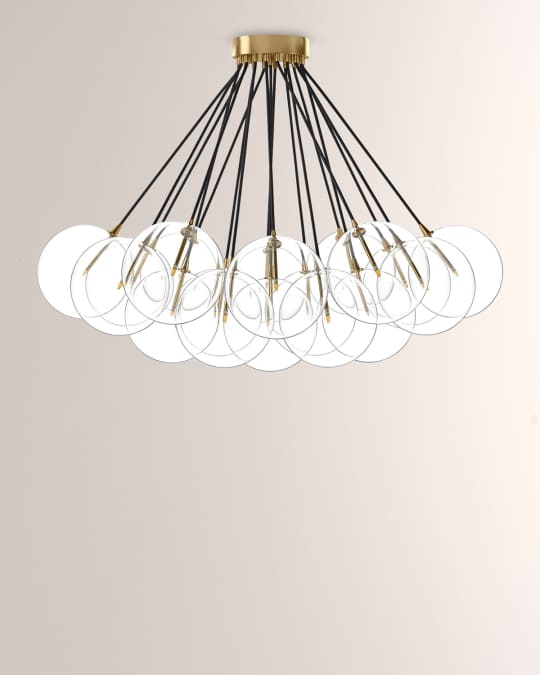 Four Hands x Schwung Lighting Cloud 19-Light Chandelier, 47" | Neiman ...