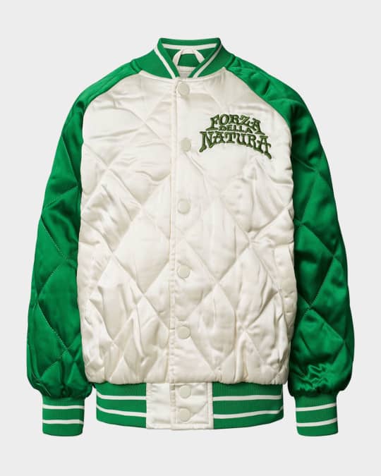 Molo Boy's Haru Varsity Jacket, Size 4-7 | Neiman Marcus