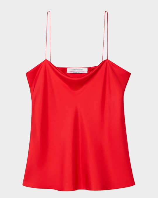 Another Tomorrow Silk Camisole Top | Neiman Marcus