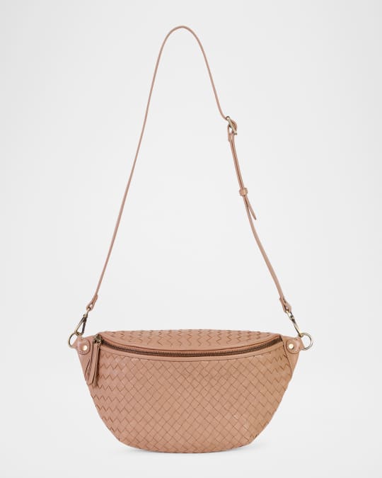 Rafe Alex Sling Woven Leather Shoulder Bag | Neiman Marcus