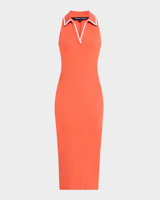 Veronica Beard Darien Sleeveless Knit Dress | Neiman Marcus