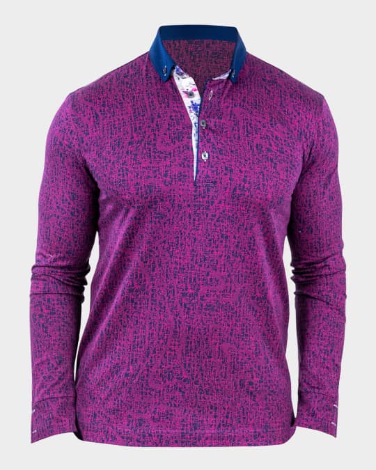 Maceoo Men's Newton Drip Polo Shirt | Neiman Marcus