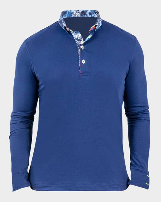 Maceoo Men's Newton Crypt Polo Shirt | Neiman Marcus