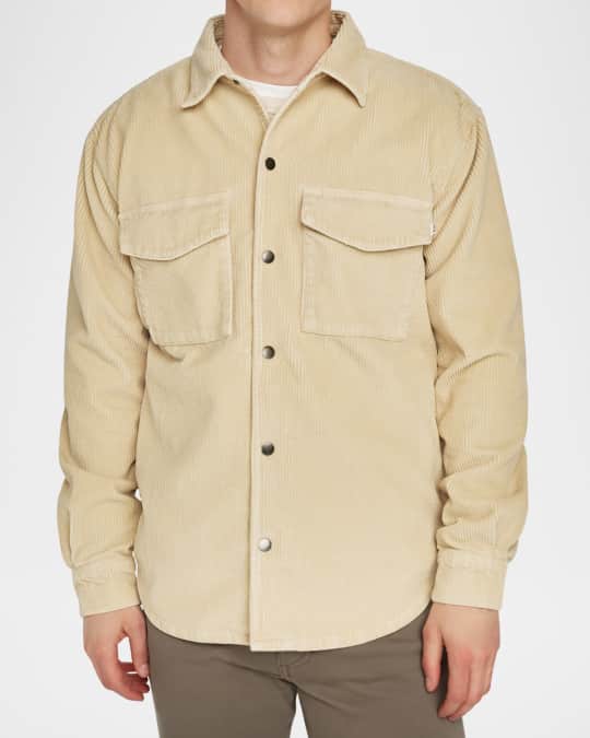 DL1961 Men's Hudson & Perry Corduroy Overshirt | Neiman Marcus