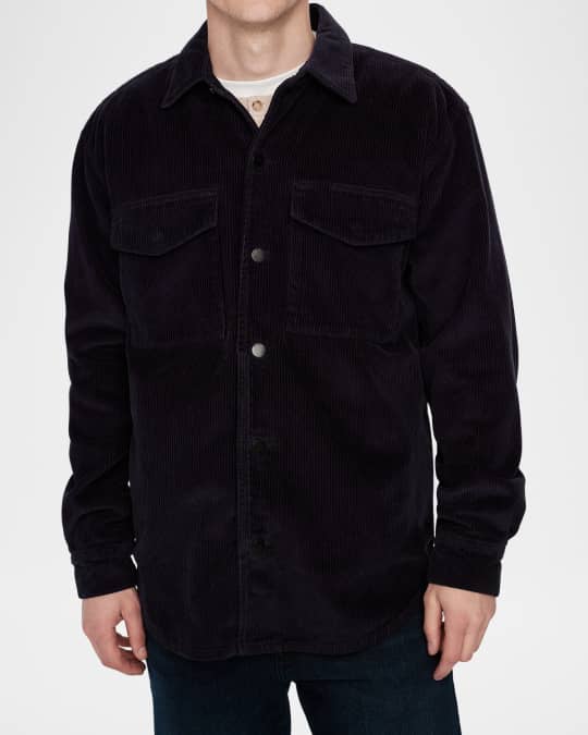 DL1961 Men's Hudson & Perry Corduroy Overshirt | Neiman Marcus