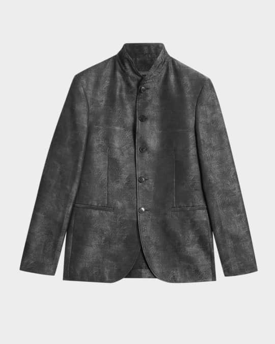 John Varvatos Men's Doran Jacquard Jacket | Neiman Marcus