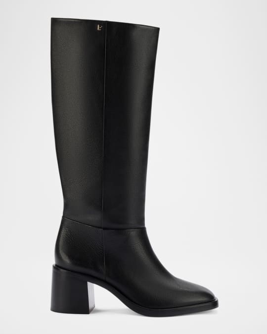 Larroude Ricky Leather Knee Boots | Neiman Marcus