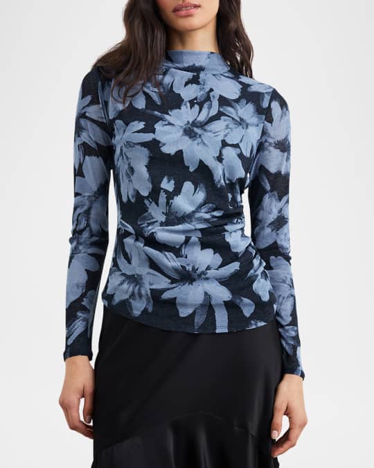 Rails Joelle Mock-Neck Top | Neiman Marcus