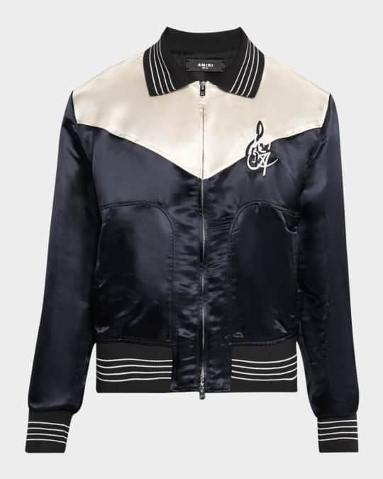 Amiri Men's MA Music Note Blouson Jacket | Neiman Marcus