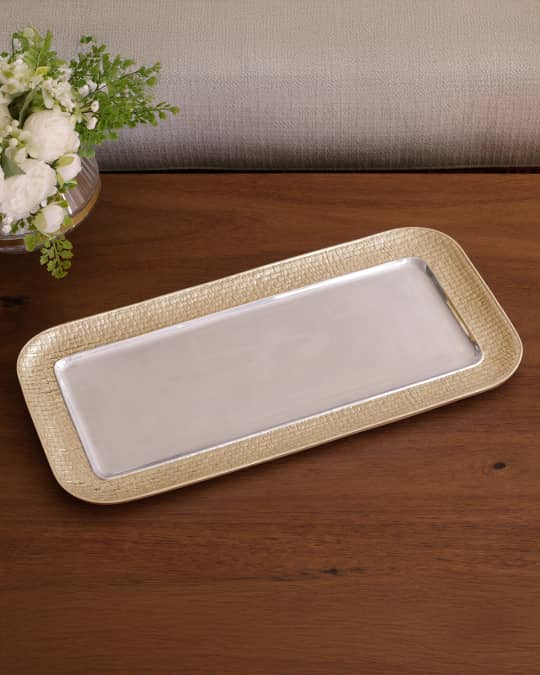 Beatriz Ball Sierra Modern Nassau Long Rectangular Tray | Neiman Marcus