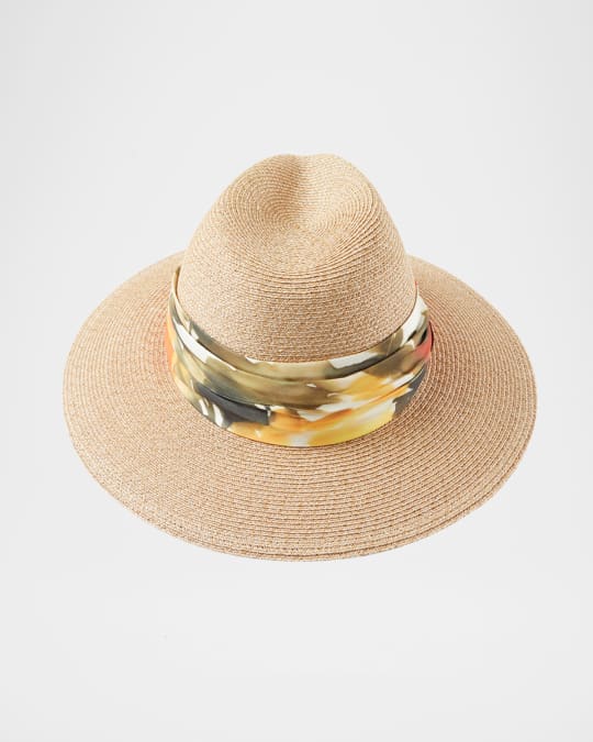 Eugenia Kim Courtney Woven Paper Fedora | Neiman Marcus