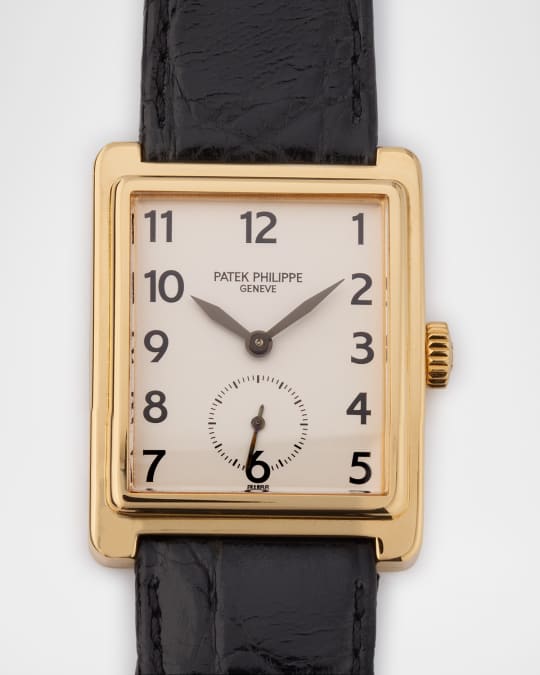 Vintage Watches Patek Philippe 18K Yellow Gold Gondolo 33mm Vintage ...