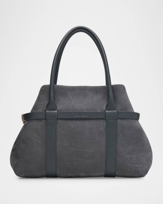 Loro Piana Ghiera Small Grained Nubuck Tote Bag | Neiman Marcus