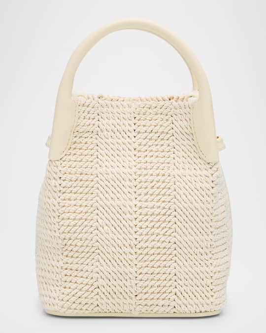 Loro Piana Bale Micro Beach Crochet Top-Handle Bag | Neiman Marcus