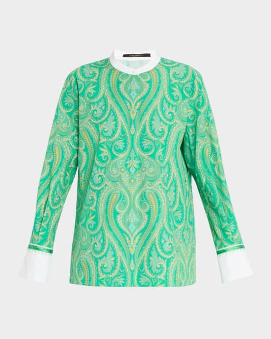 Kobi Halperin Suri Paisley-Print Blouse | Neiman Marcus