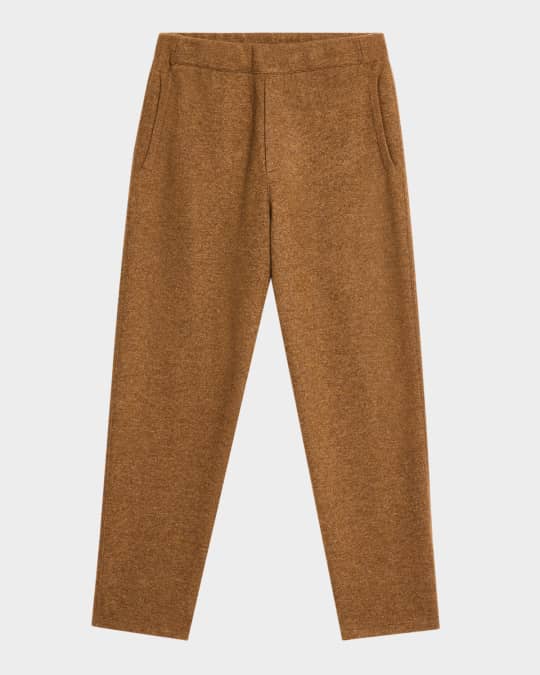 Loro Piana Men's Rio Bodro Novalis Cashmere Melange Pull-On Pants ...