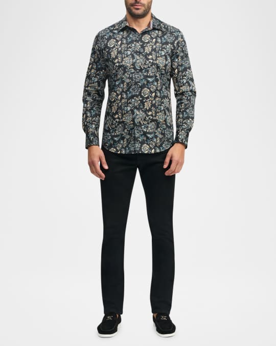 Robert Graham Men's Evans Floral Sport Shirt | Neiman Marcus